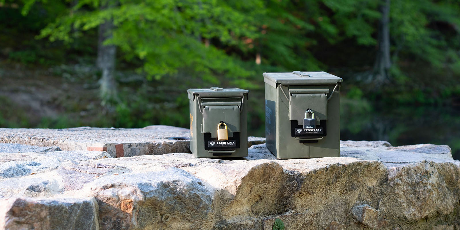 Latch Lock No-Drill Ammo Can Lock & Lockable Ammo Box Security Device