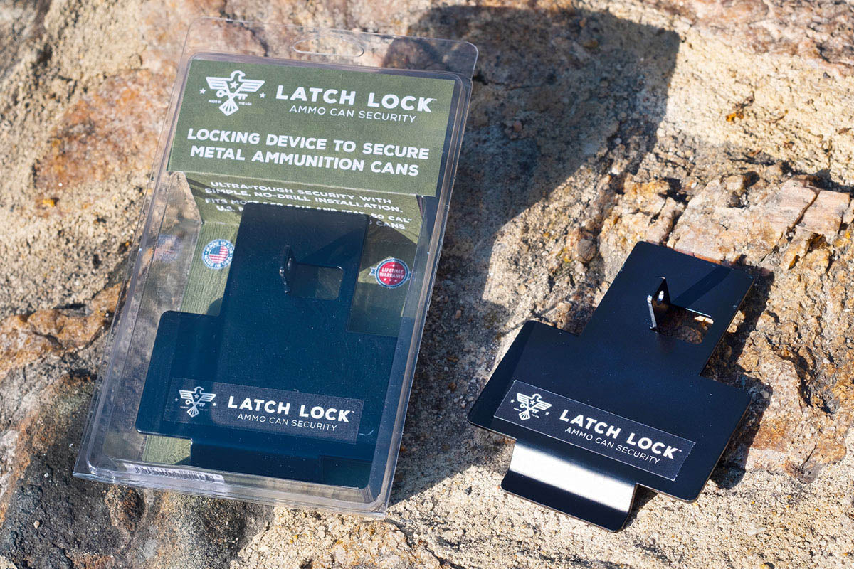 Latch Lock No-Drill Ammo Can Lock & Lockable Ammo Box Security Device