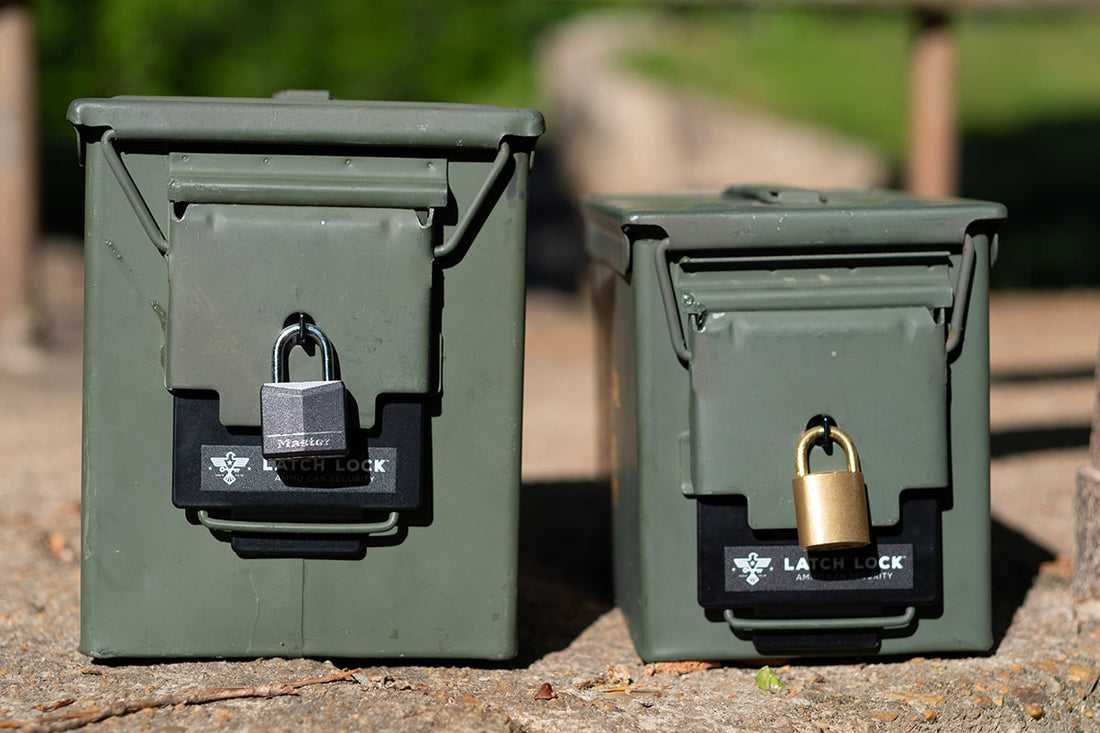Latch Lock No-Drill Ammo Can Lock & Lockable Ammo Box Security Device