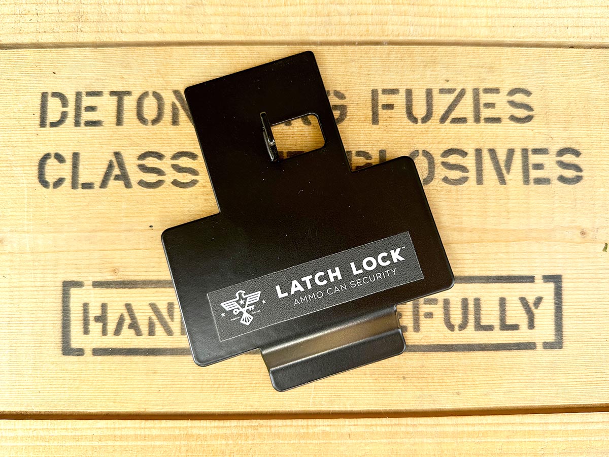Latch Lock No-Drill Ammo Can Lock & Lockable Ammo Box Security Device